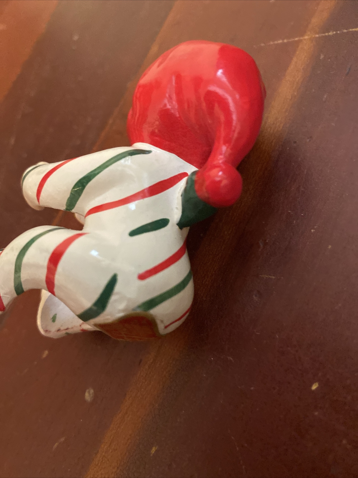 Vintage Lefton Candy Cane Pixie Elves Figurines Hanging On Set Of 2 ...
