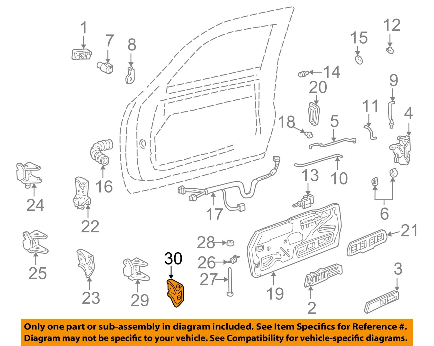 GM OEM FRONT DOOR-Hinge Assembly Bushing 16632192 | eBay