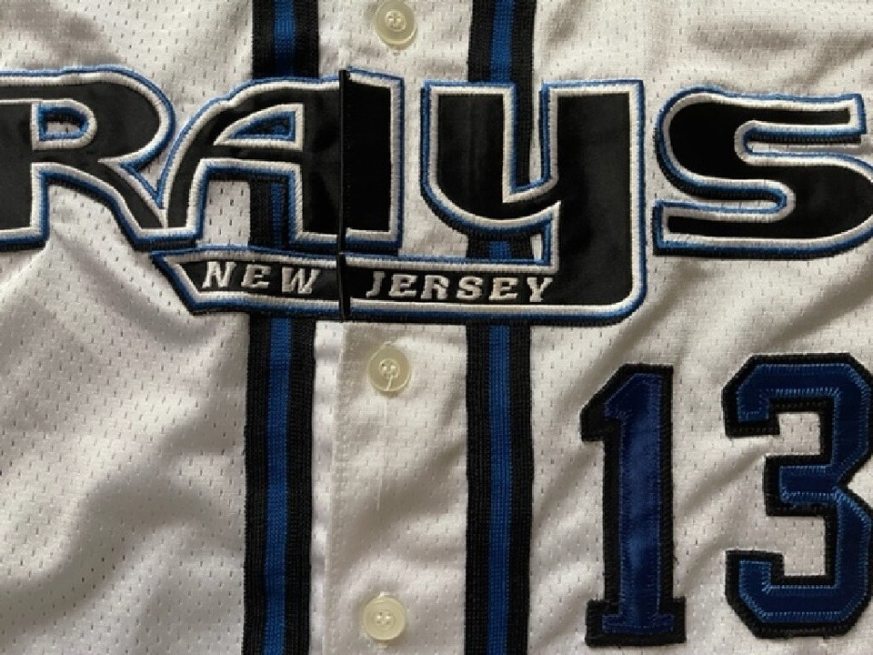 2 vintage Athletic Knit New Jersey Rays baseball team jerseys #13 M | eBay