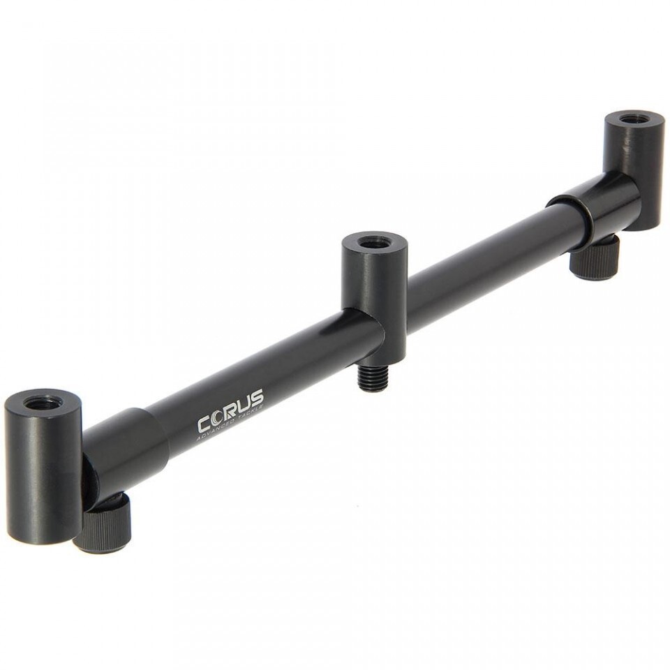 Black Buzz Bar Set Carp Fishing Bank Sticks Extendable Buzz Bars Corus ...
