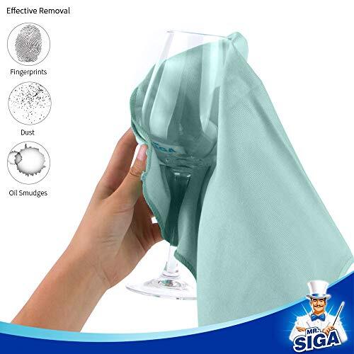 Ultra Fine Microfiber Cloths For Glass Pack Of 6 35 X 40 Cm 13.7" X 15 ...