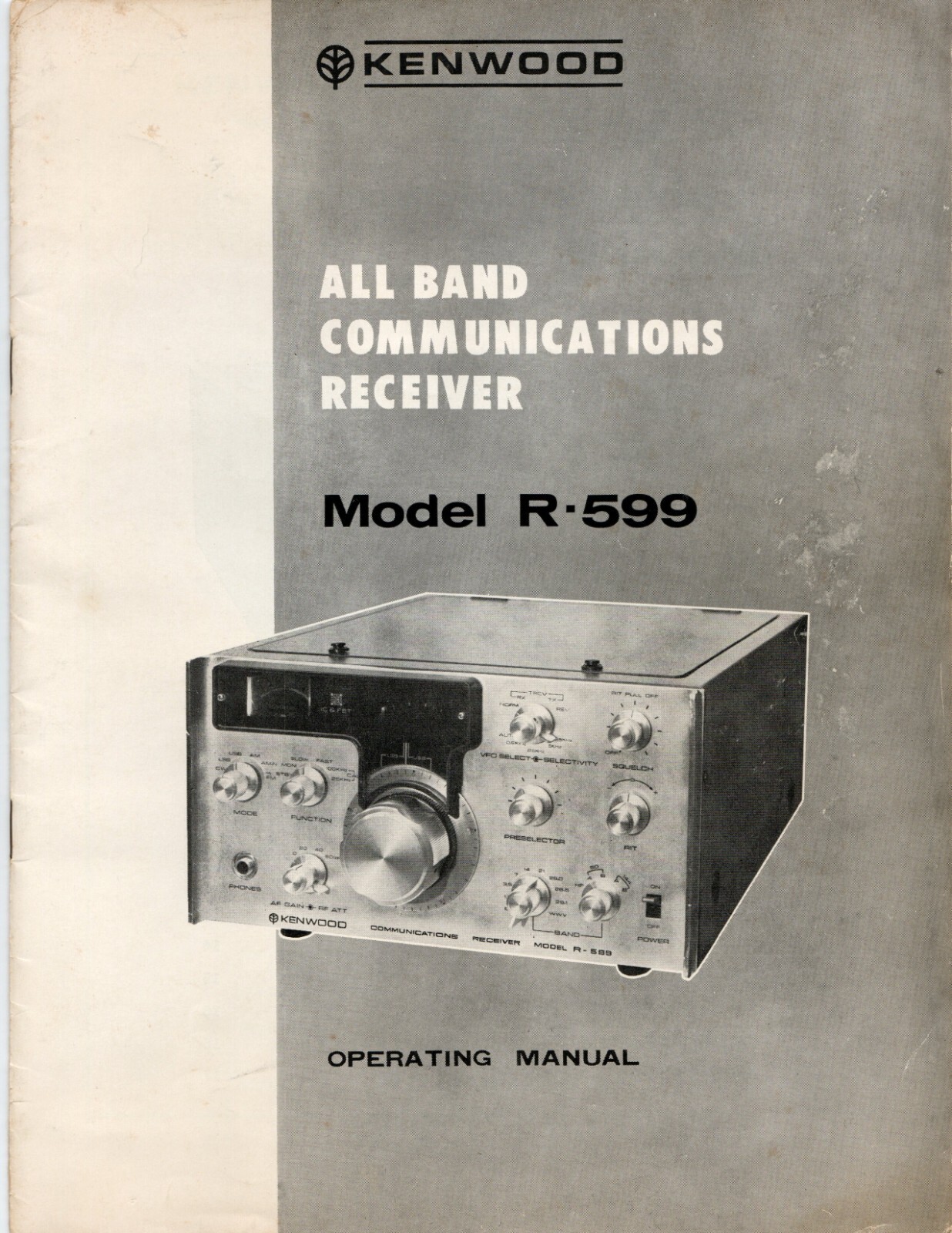 Kenwood Model R-599 Communications Receiver Radio Ham R599 for sale ...