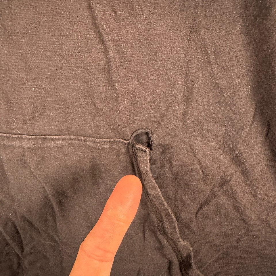 Under Armour Project Rock Charged Cotton Black Short Sleeve Hoodie Mens ...