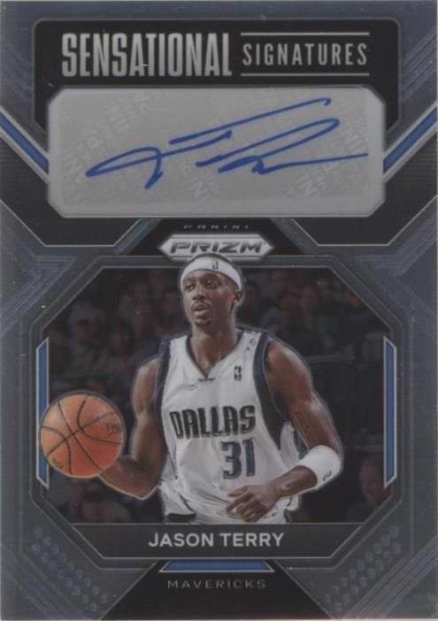 2022-23 Panini Prizm - Sensational Signatures Jason Terry #SS-JT (AU ...