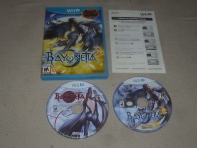 NINTENDO WII U GAME BAYONETTA 2 W CASE & MANUAL COMPLETE BONUS DISC | eBay