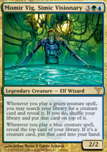 1 x Momir Vig, Simic Visionary - Dissension - Moderate Play - MTG | eBay