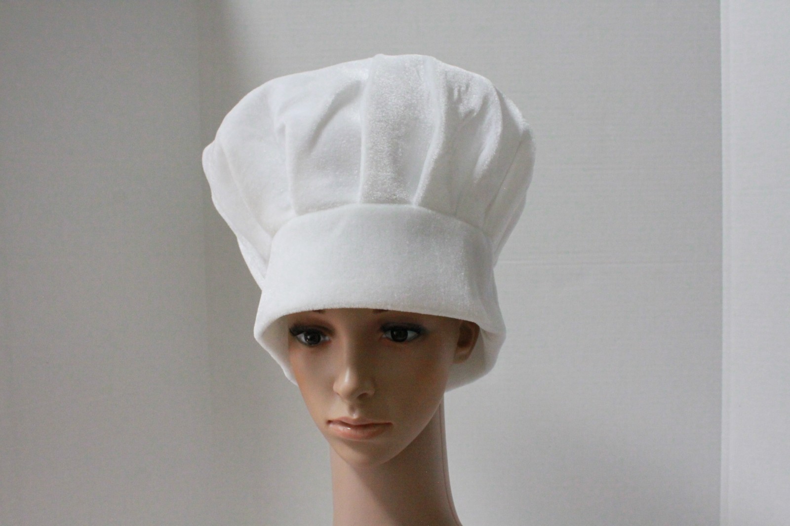 White Chef Hat Cap Kitchen Cook Baker Adult Costume Accessory Halloween ...