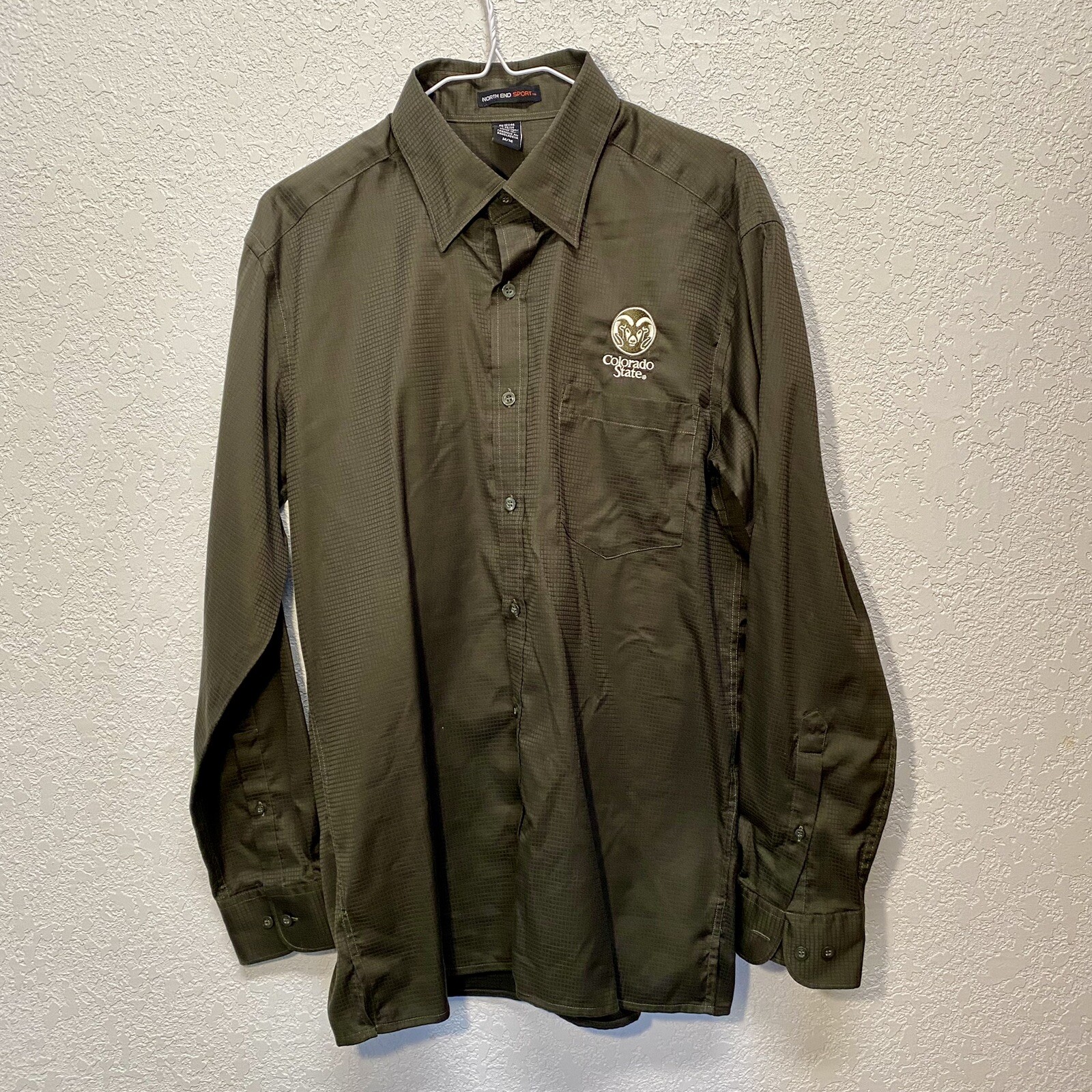 Colorado State University CSU Rams Shirt Men’s M Dark Forrest Green ...