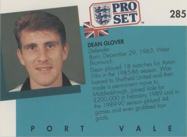 1990-91 Pro Set Dean Glover #285 for sale | eBay