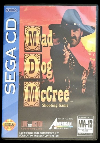 Mad Dog McCree (Sega CD, 1993) 767861000074| eBay