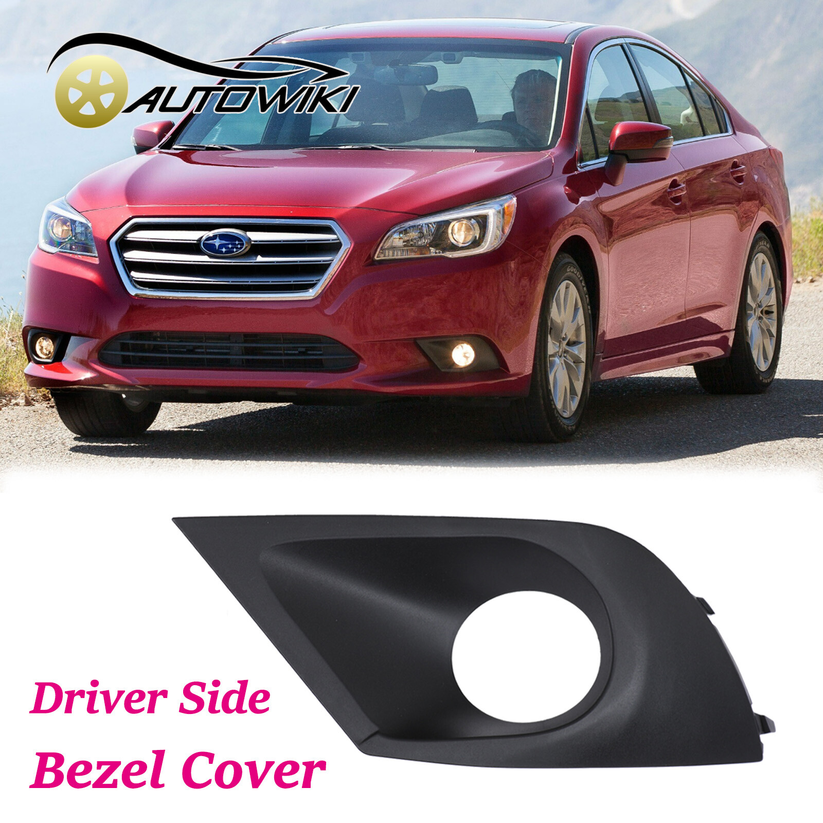 Driver Side Fog Light Cover Bezel Kit For 2015 2016 2017 Subaru Legacy ...