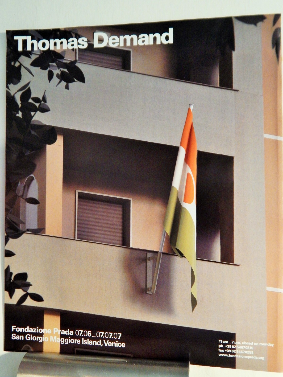 THOMAS DEMAND ART PIECE VTG ORIG 2007 ADVERTISEMENT | eBay