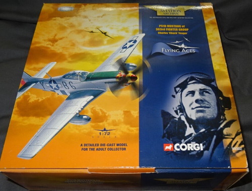 Boxed Corgi 49302 Ltd Edn P51D Mustang 'Charles Chuck Yeager' 1:72 | eBay
