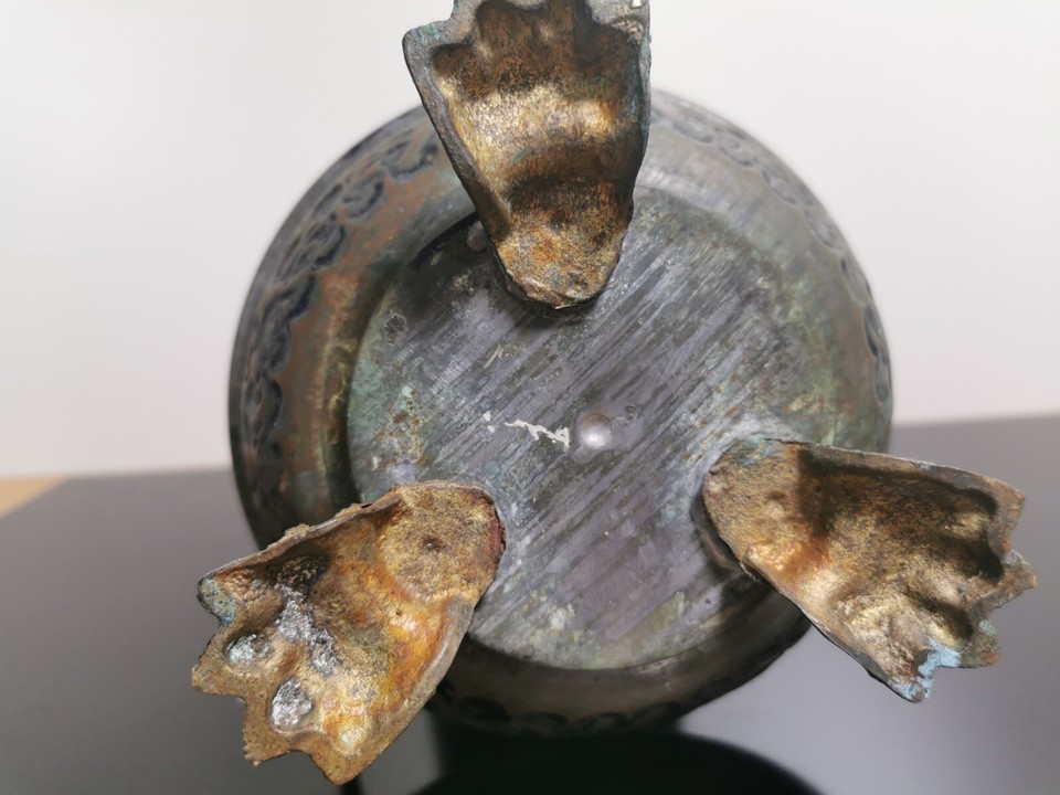 Rare Antique Islamic Middle Eastern Arabic Copper Water Jug 3 Bronze ...