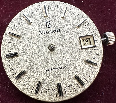 Rare Vintage Nivada Movement Eta 2783 Running Strong Very Nice Movement ...