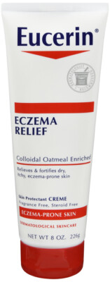 EUCERIN ECZEMA RELIEF CREME 8OZ colloidal oatmeal TOPICAL CREAM (G) 1 % ...