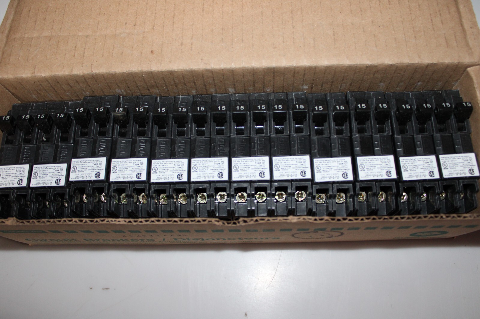 12 New Circuit Breaker Siemens Q1515 15/15 Amp Two 1 Pole Tandem Duplex ...