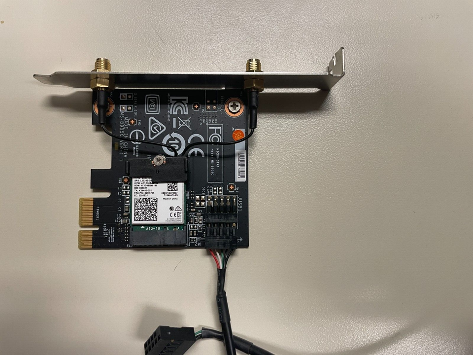 MSI Herald-AC MS-B905C AC905C Wireless PCIe Network Adapter Card | eBay