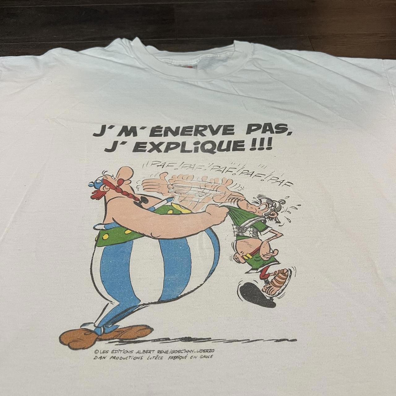 Vintage Asterix I Dont Get Angry I Explain T Shirt 90… - Gem