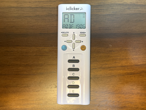 iClicker 2 Student Remote Classroom Response Control Multiple Choice | eBay