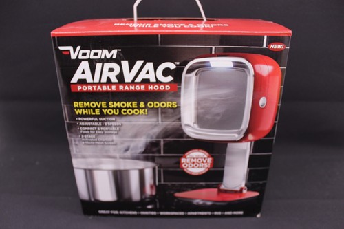 New Voom AirVac Portable Range Hood, 3 Speed Kitchen Exhaust Fan, Low ...