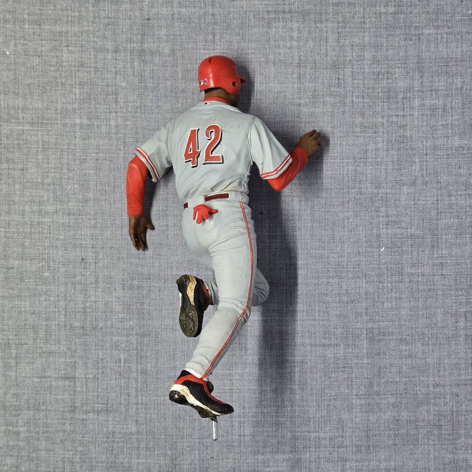 Ken Griffey Jr McFarlane MLB Figure 7" Cincinnati Reds #42 Jersey Loose ...