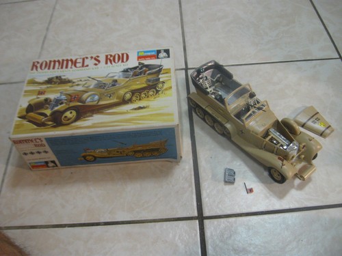 1969 VINTAGE MONOGRAM 1/24 SCALE ROMMEL'S ROD MODEL KIT with BOX ...