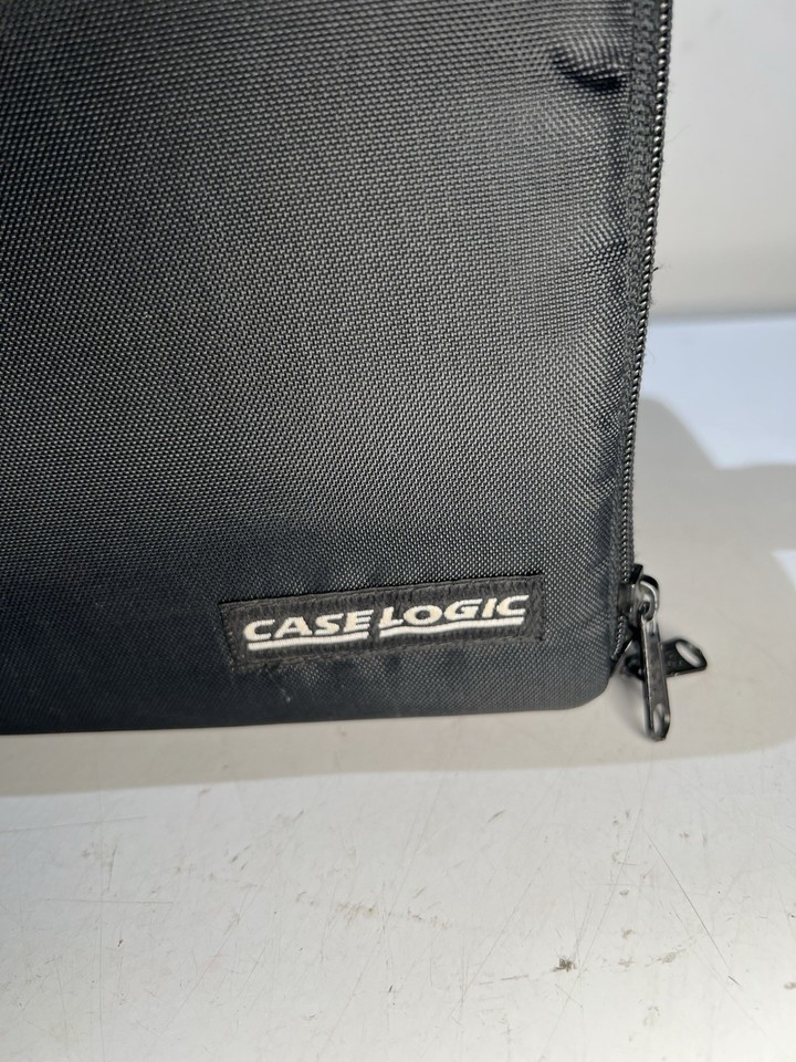 Case Logic CD Black Nylon Storage Carrying Case Bag 30 cap W/ Strap ...