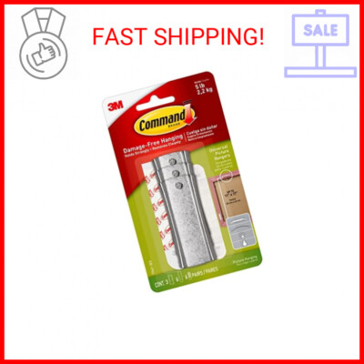 Command Large Universal Frame Hanger, 3 Picture Hangers with 6 Command ...