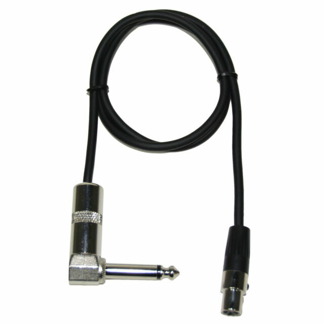 HQRP 4-pin Mini Ta4f to Right-angle 1/4" Instrument Cable for Shure ...