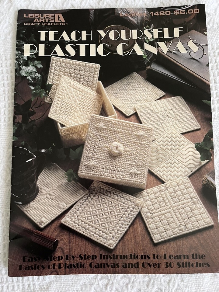 Plastic Canvas Pattern Books Set Of 3 Tissue Box Covers Baby Gifts ...