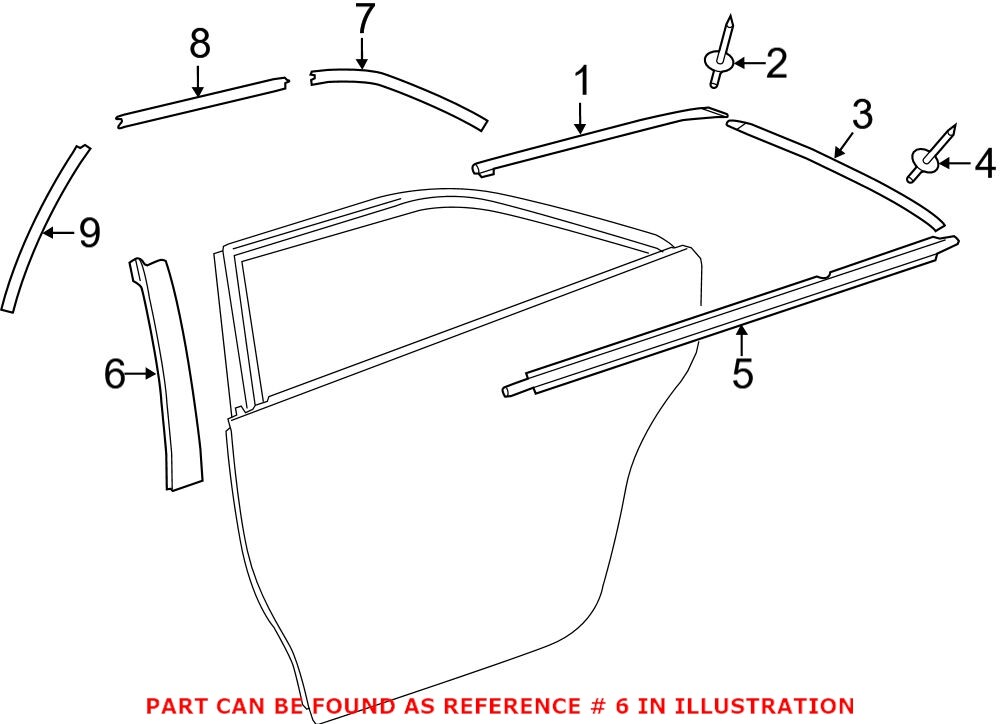 Genuine OEM Door Applique for Toyota 7576206140 | eBay