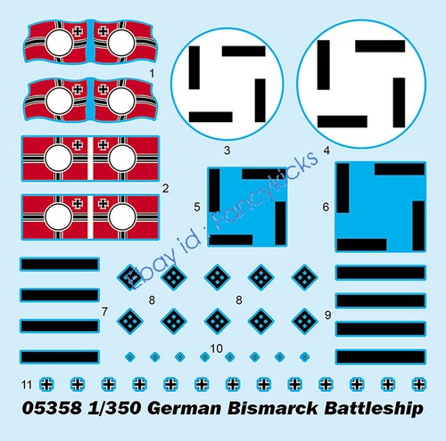 Trumpeter 05358 1/350 scale German Bismarck Battleship model kit 2020 ...