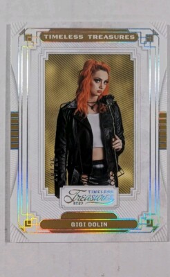 2023 Panini Chronicles WWE Timeless Treasures Gigi Dolan Holo Silver ...