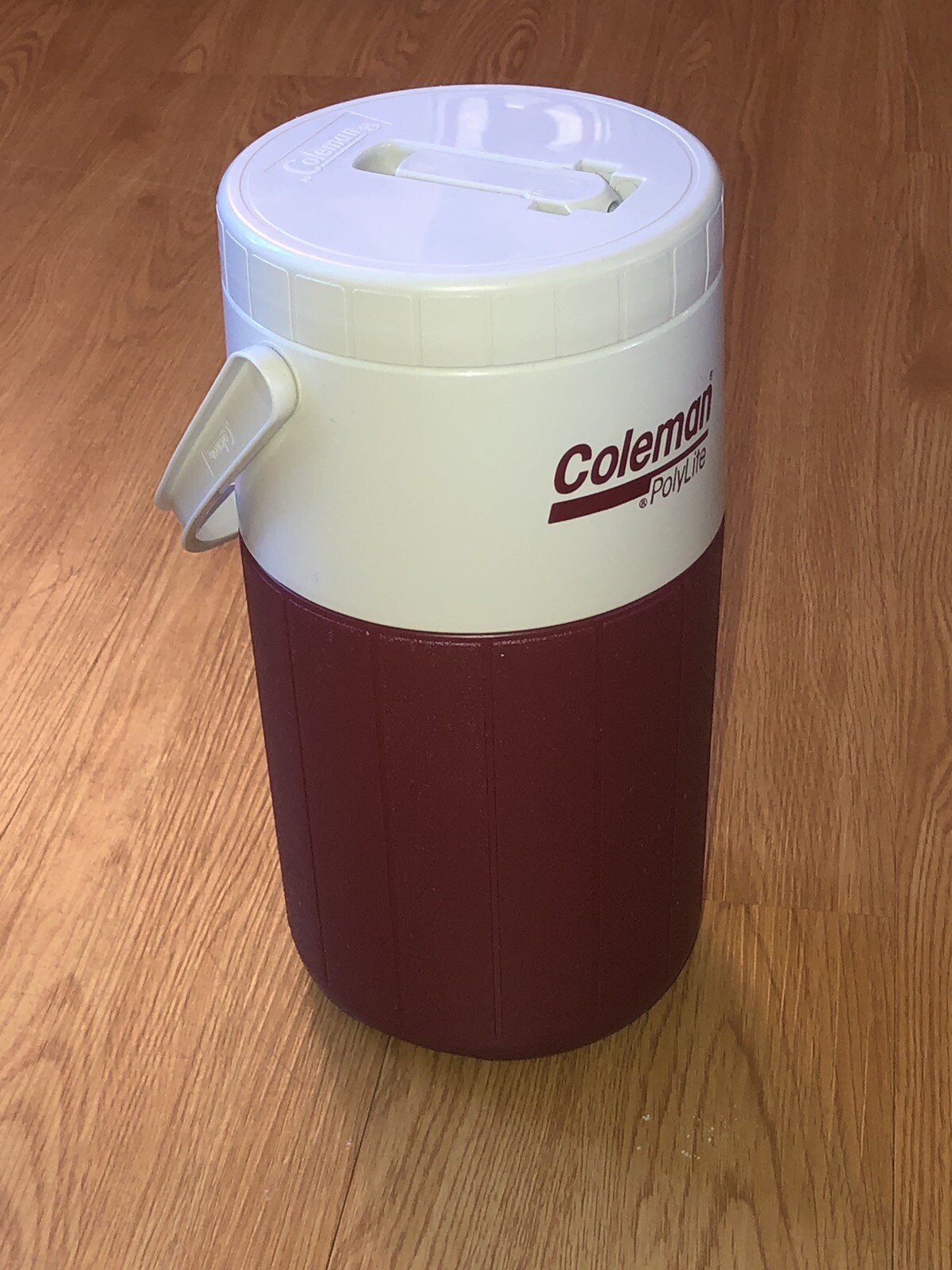 Vintage Coleman Polylite Red Model 5590 1/2 Gallon Cooler Water Jug USA ...