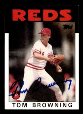 1986 Topps Baseball #652 Tom Browning Signed Autograph (No COA) | eBay