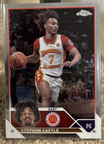 Stephon Castle (RC) - 2023 Topps Chrome McDonald's All American #4 ...