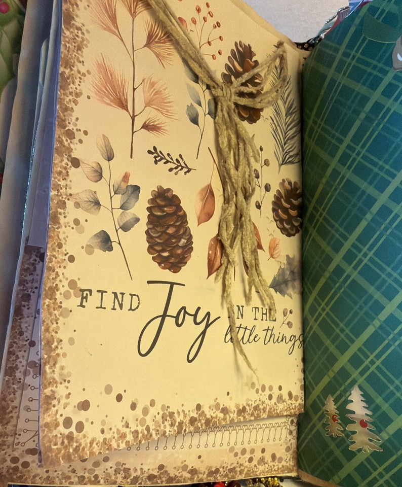 Wonderful Time Of Winter Christmas Yule Handmade Junk Journal Diary ...