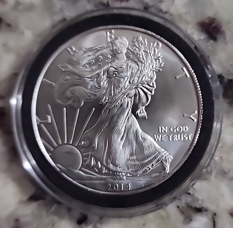 2014 American Silver Eagle Uncirculated 1oz .999 Fine Silver | eBay