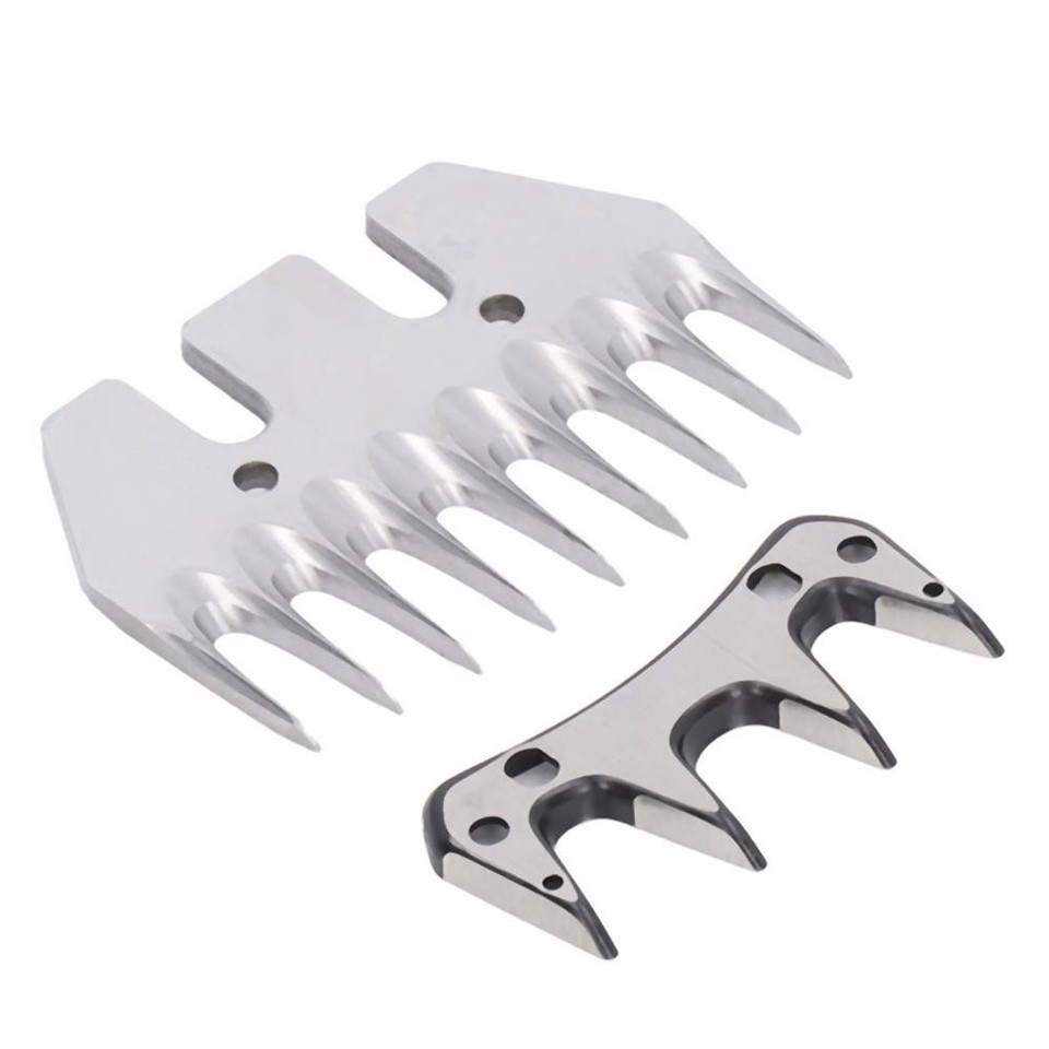 2Pcs Sheep Shears Blades Straight 9Tooth Electric Wool Comb Cutter ...