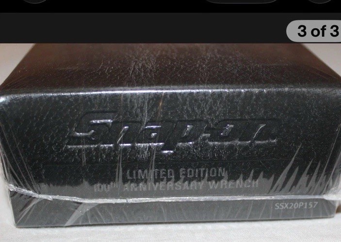Snap On 100th Anniversary Limited Edition Wrench SSX20P157 Factory ...