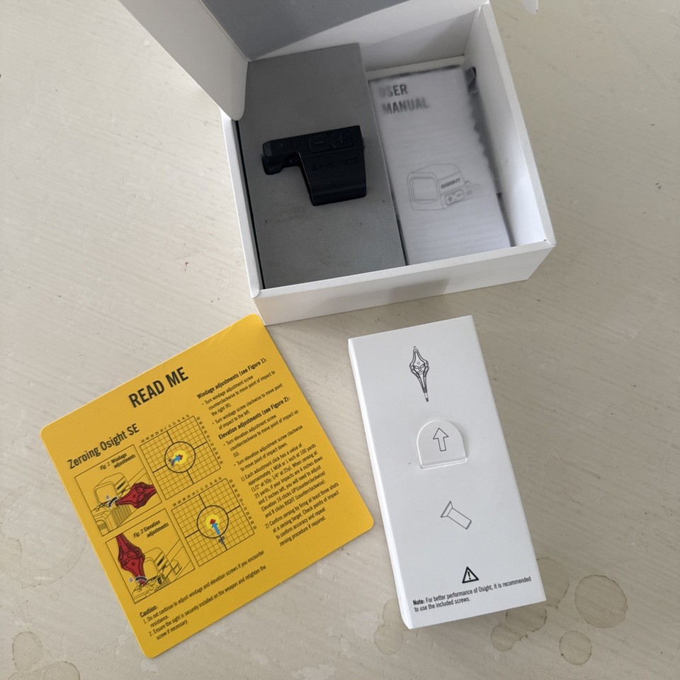 Olight Osight SE RMSc Footprint Enclosed Red Dot Multi-Reticle Sight ...