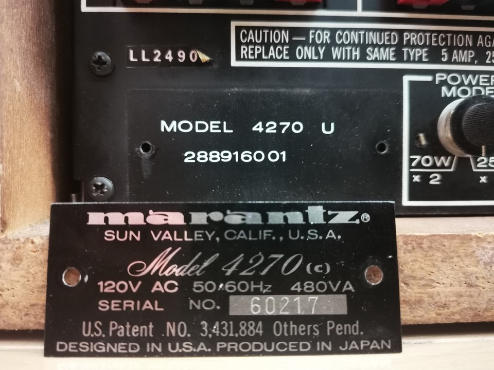 Marantz 4270 Stereo/Quadradial AM/FM Receiver (Serviced & Recapped) | eBay