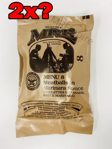 2 x US Military MRE Ration Pack - Army Prepping Camping Hiking Fishing ...