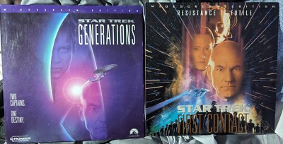 Star Trek Laserdisc bundle - Generations and First Contact | eBay