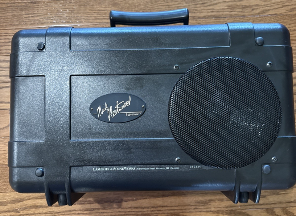 Mick Fleetwood Cambridge Soundworks Model Twelve Bass Case, Satellite Speakers | eBay