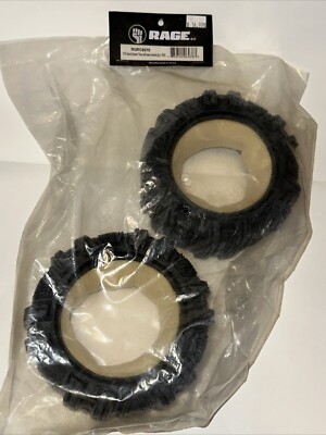 Rage R/C RGRC6070 F/R Sand Desert Tires W Foam Inserts (pr.) For RZX | eBay