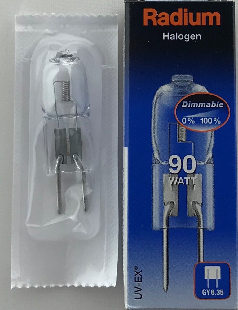 PACKS OF Radium M180 12V 90W 90 Watt Capsule GY6.35 bulb Halogen | eBay UK