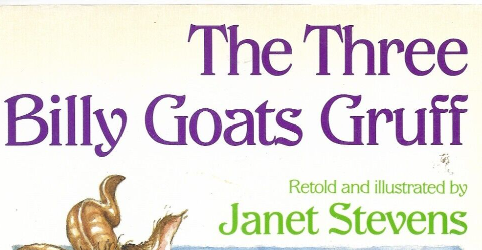 Three Billy Goats Gruff Janet Stevens 1990 Paper Back Voyager Books ...