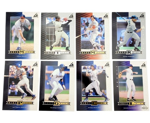 1998 Pinnacle Zenith Lot of 8 Baseball 5 x 7 Jumbo Cards-Thomas ...